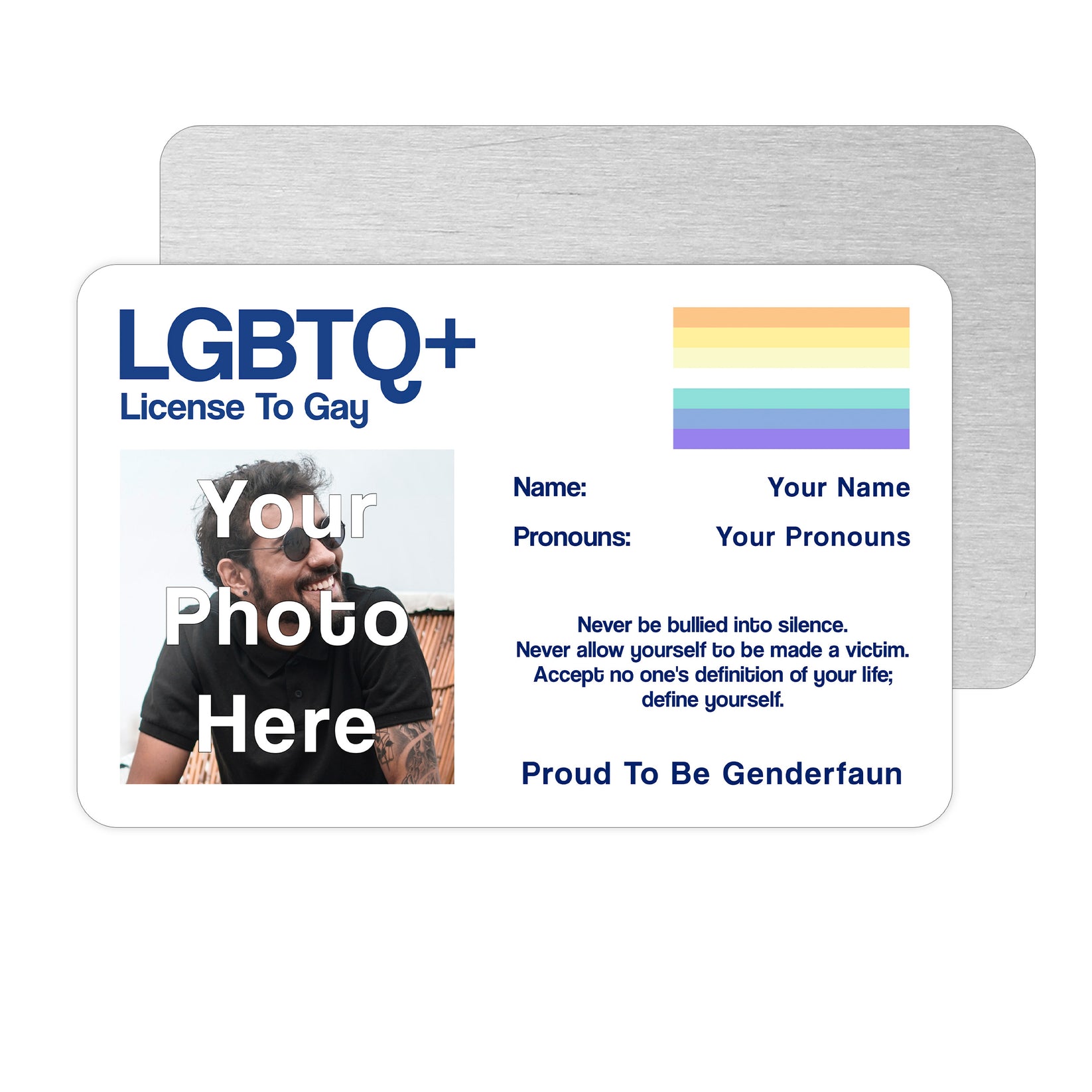 Genderfaun License To Gay